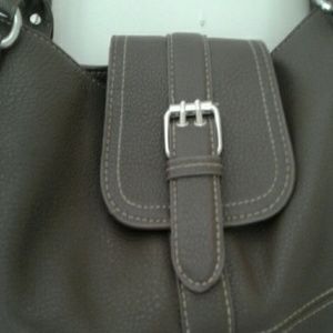 Chaps | Bags | Chaps Purse Brown 2 Handles | Poshmark